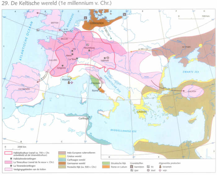 Situering in ruimte :: De Kelten